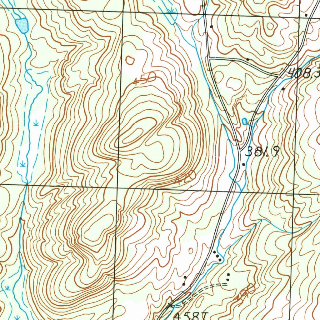 Cabot, VT (1986, 24000-Scale) Map by United States Geological Survey ...