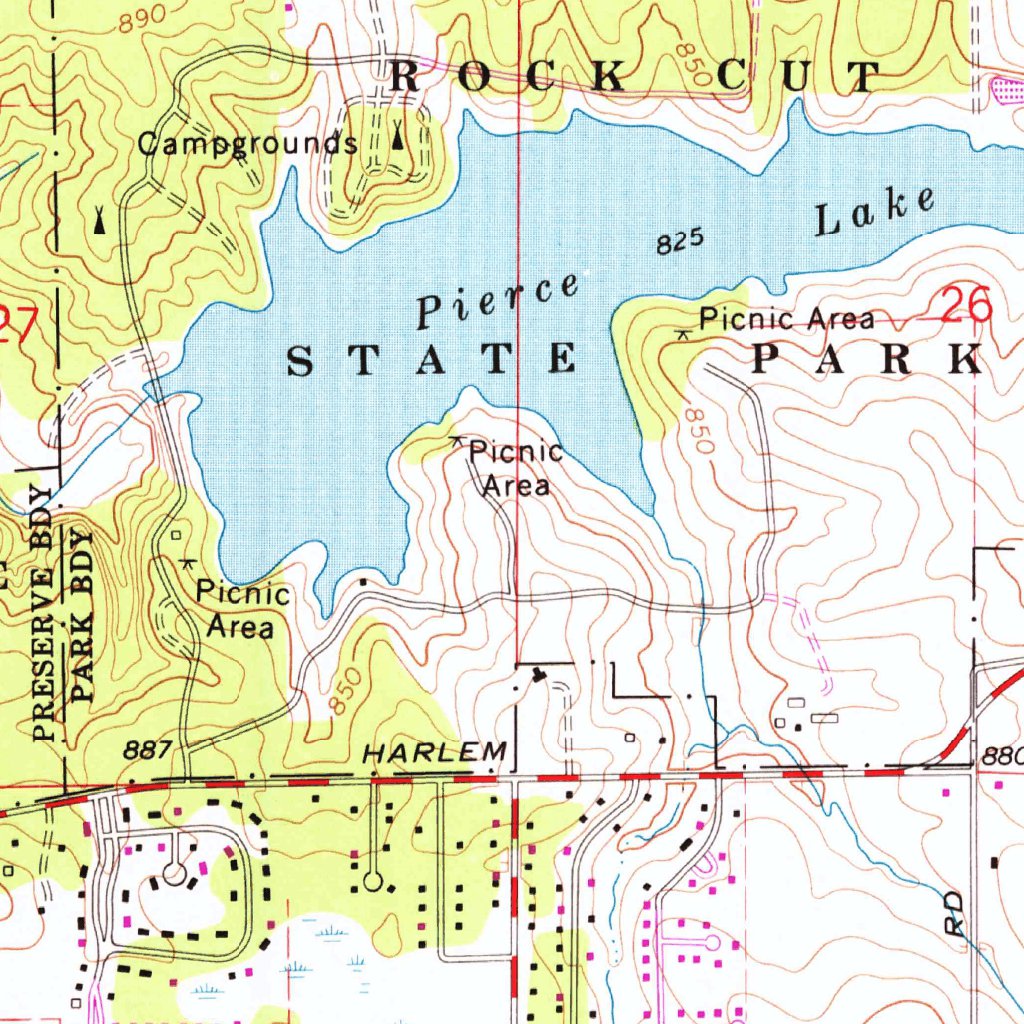 Caledonia, IL (1970, 24000-Scale) Map by United States Geological ...