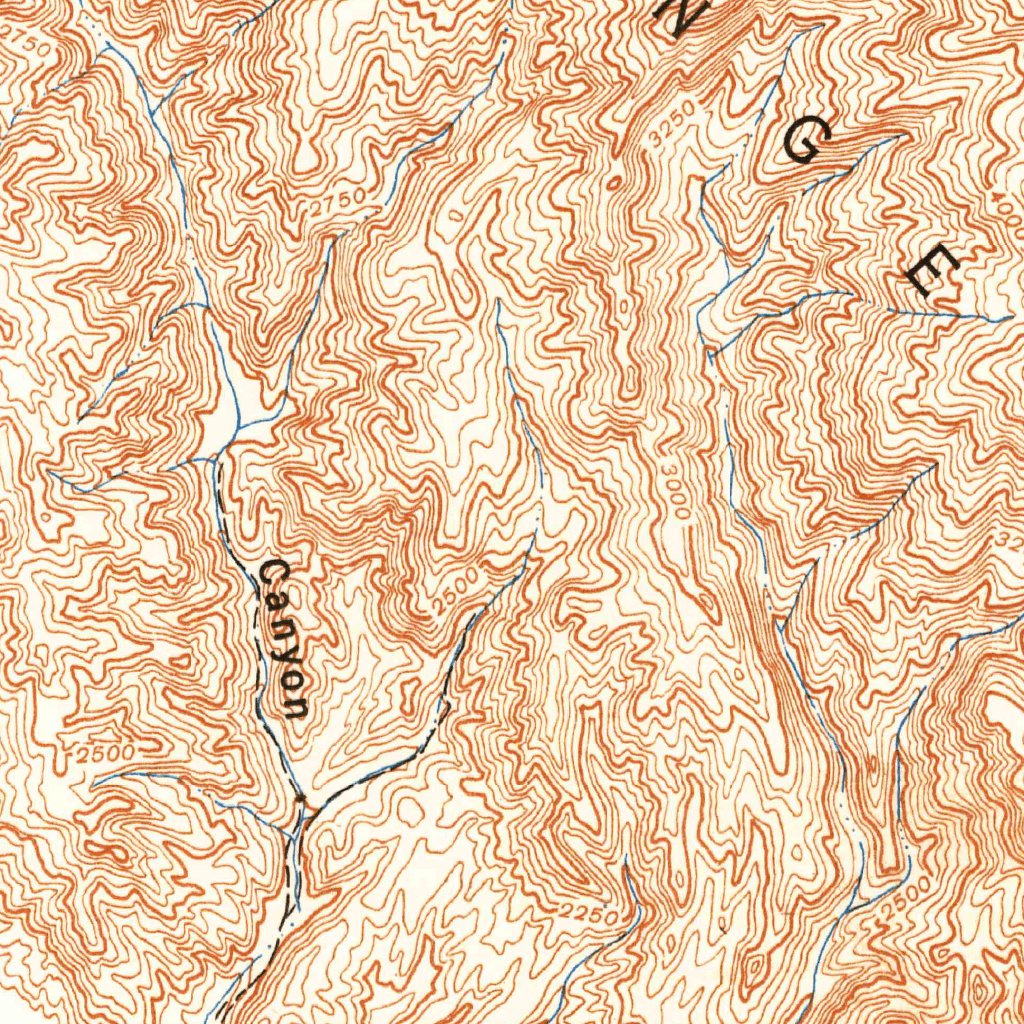 Caliente Mountain, CA (1952, 62500-Scale) Map by United States ...