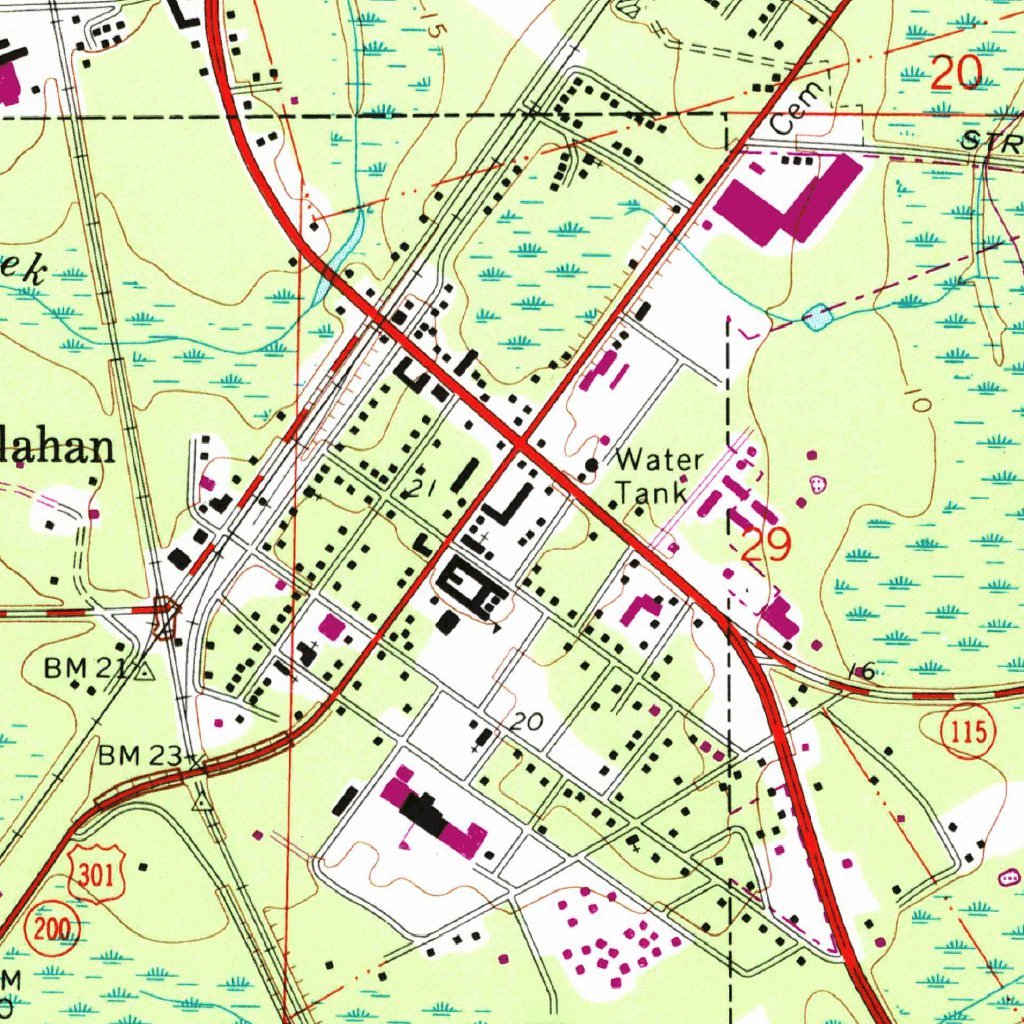 Callahan, FL (1970, 24000-Scale) Map by United States Geological Survey ...