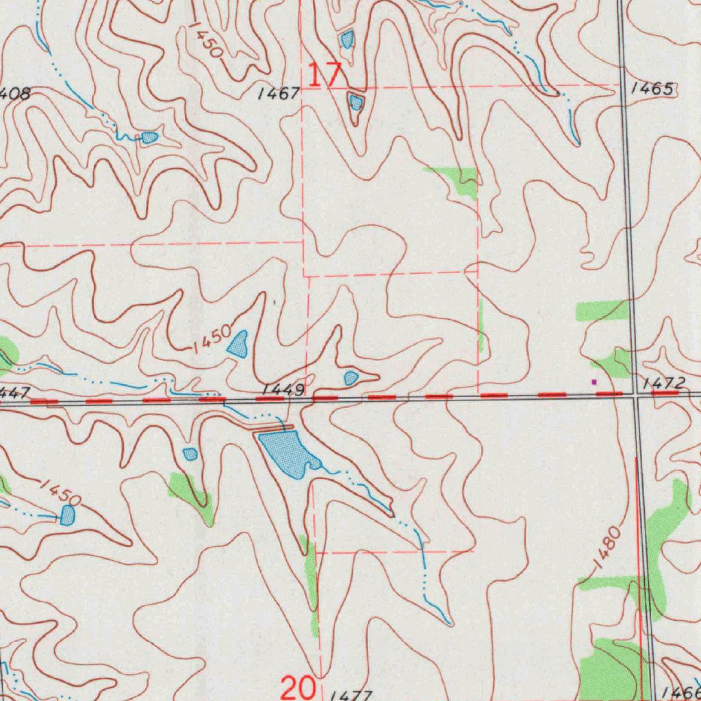 Cambridge NW, KS (1964, 24000-Scale) Map by United States Geological ...