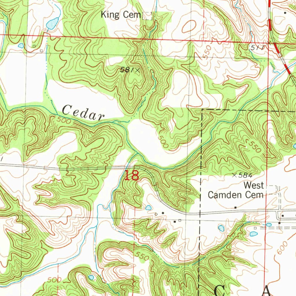Camden, IL (1981, 24000-Scale) Map by United States Geological Survey ...