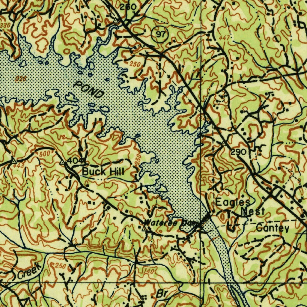 Camden, SC (1942, 125000-Scale) Map by United States Geological Survey ...