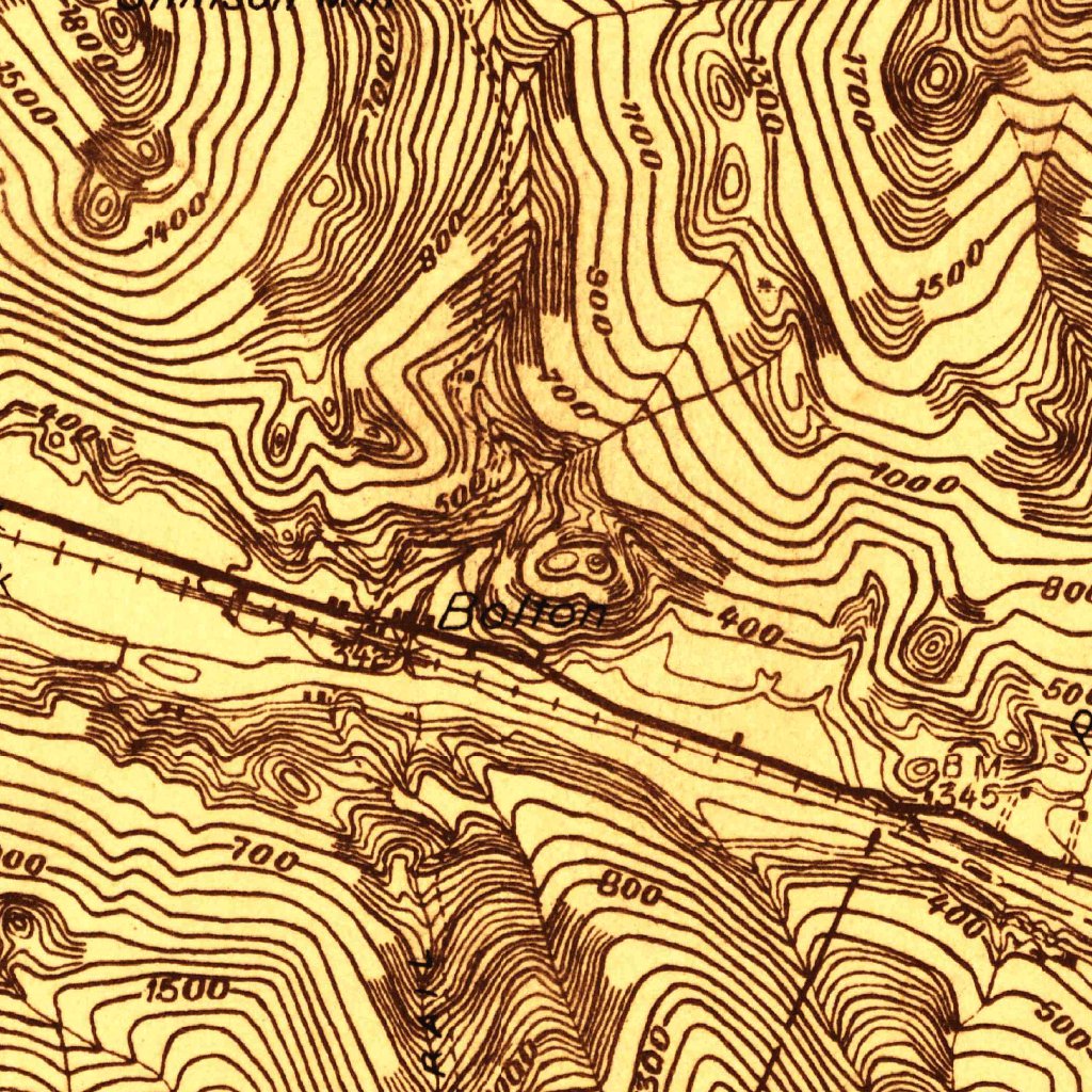 Camels Hump, VT (1921, 48000-Scale) Map by United States Geological ...