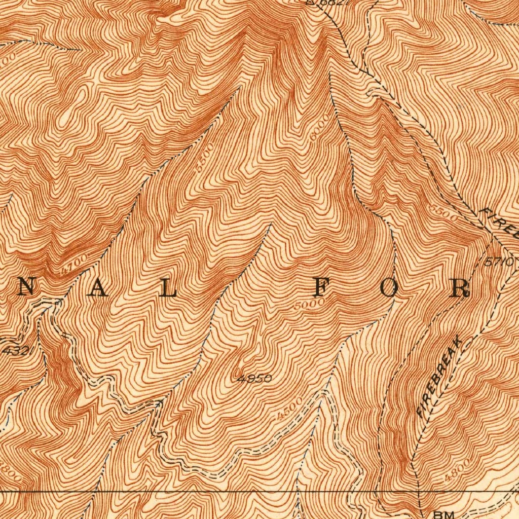Camp Baldy, CA (1940, 24000-Scale) Map by United States Geological ...
