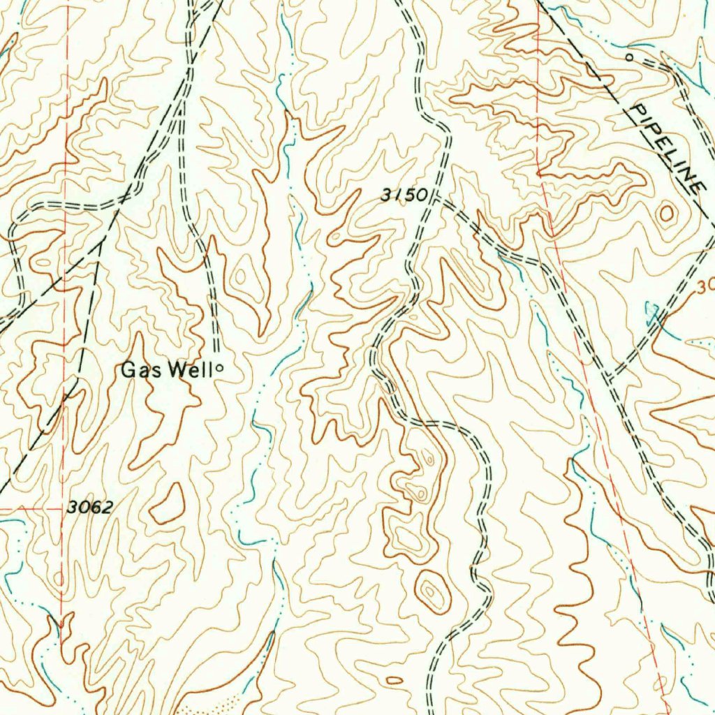 Camp Creek, TX (1974, 24000-Scale) Map by United States Geological ...