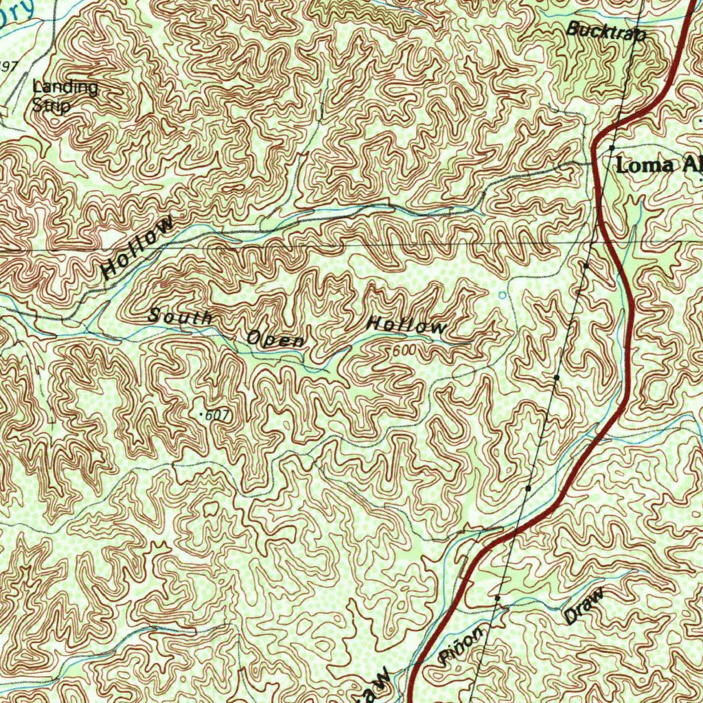 Camp Wood, TX (1985, 100000-Scale) Map by United States Geological ...