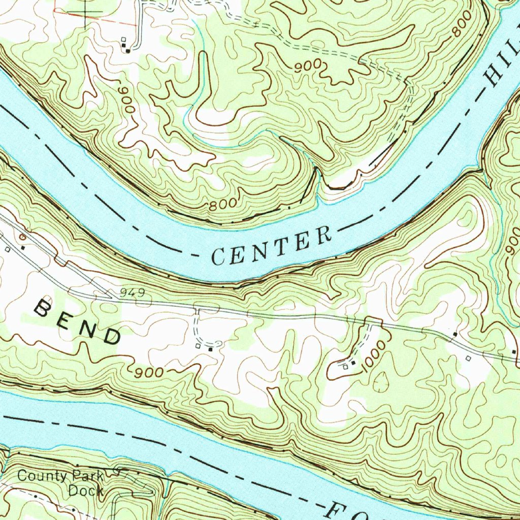 Campaign, TN (1960, 24000-Scale) Map by United States Geological Survey ...