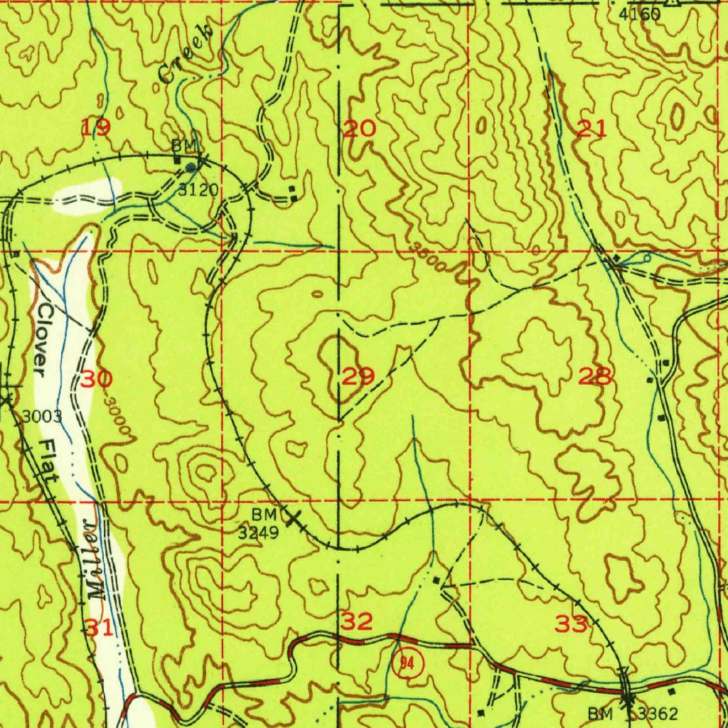 Campo, CA (1939, 62500-Scale) Map by United States Geological Survey ...