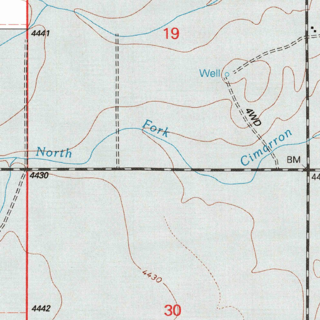 Campo NW, CO (1996, 24000-Scale) Map by United States Geological Survey ...