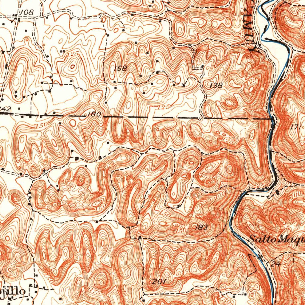 Camuy, PR (1942, 30000-Scale) Map by United States Geological Survey ...