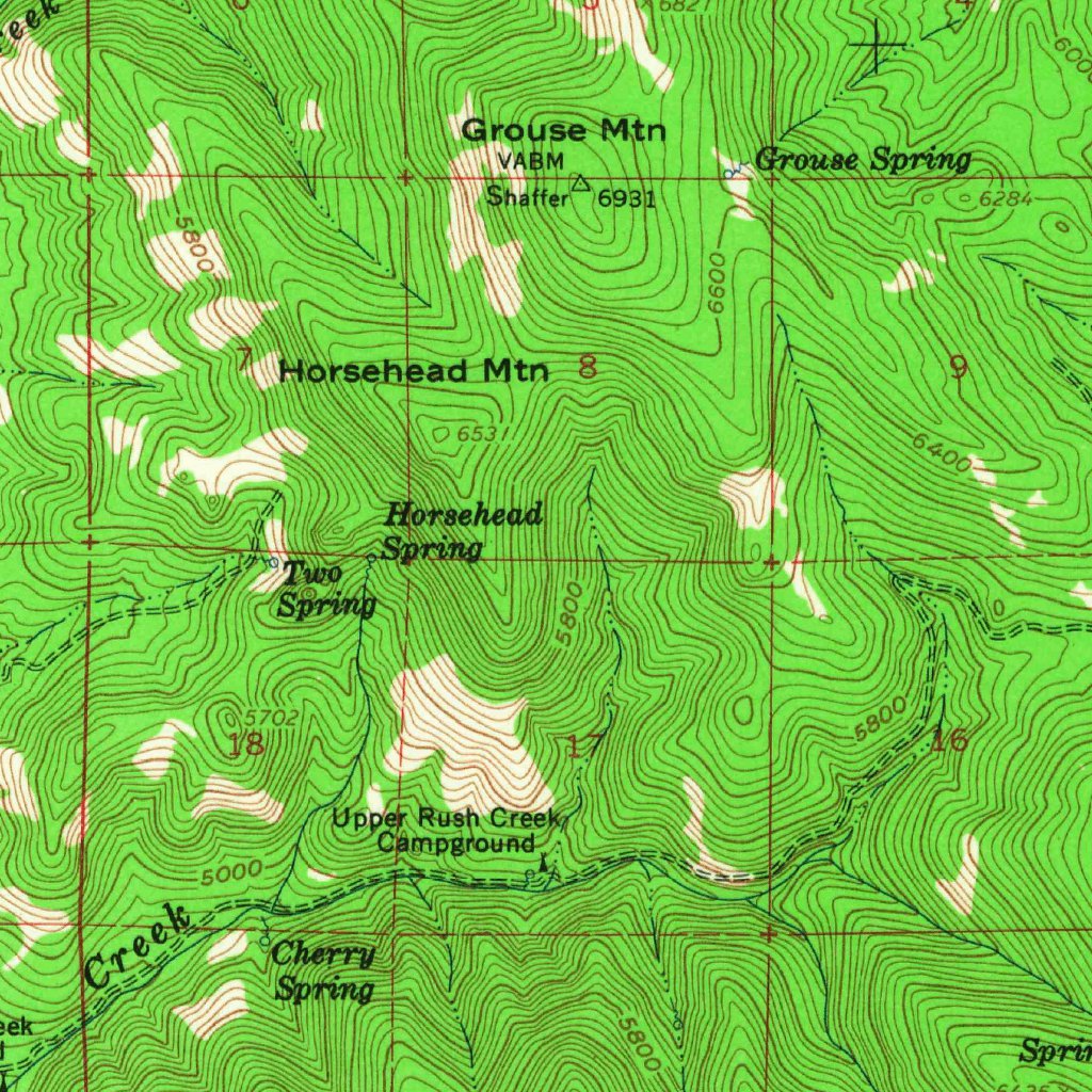 Canby, CA (1961, 62500-Scale) Map by United States Geological Survey ...