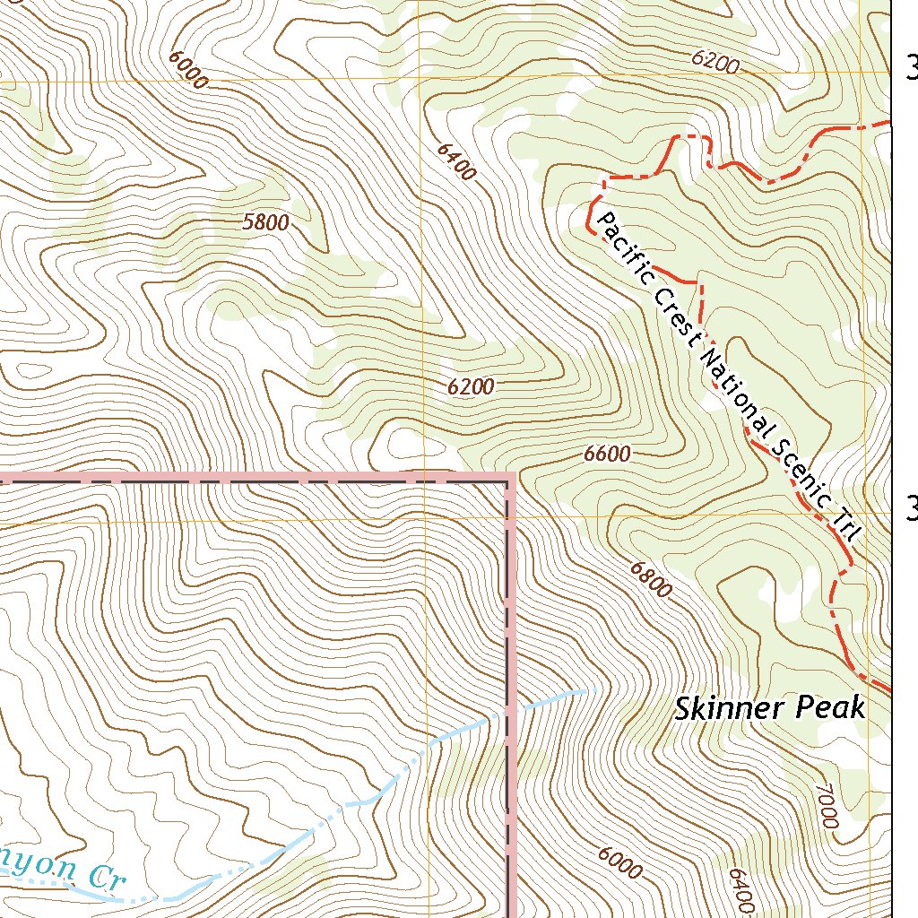 Cane Canyon, CA (2022, 24000-Scale) Map by United States Geological ...
