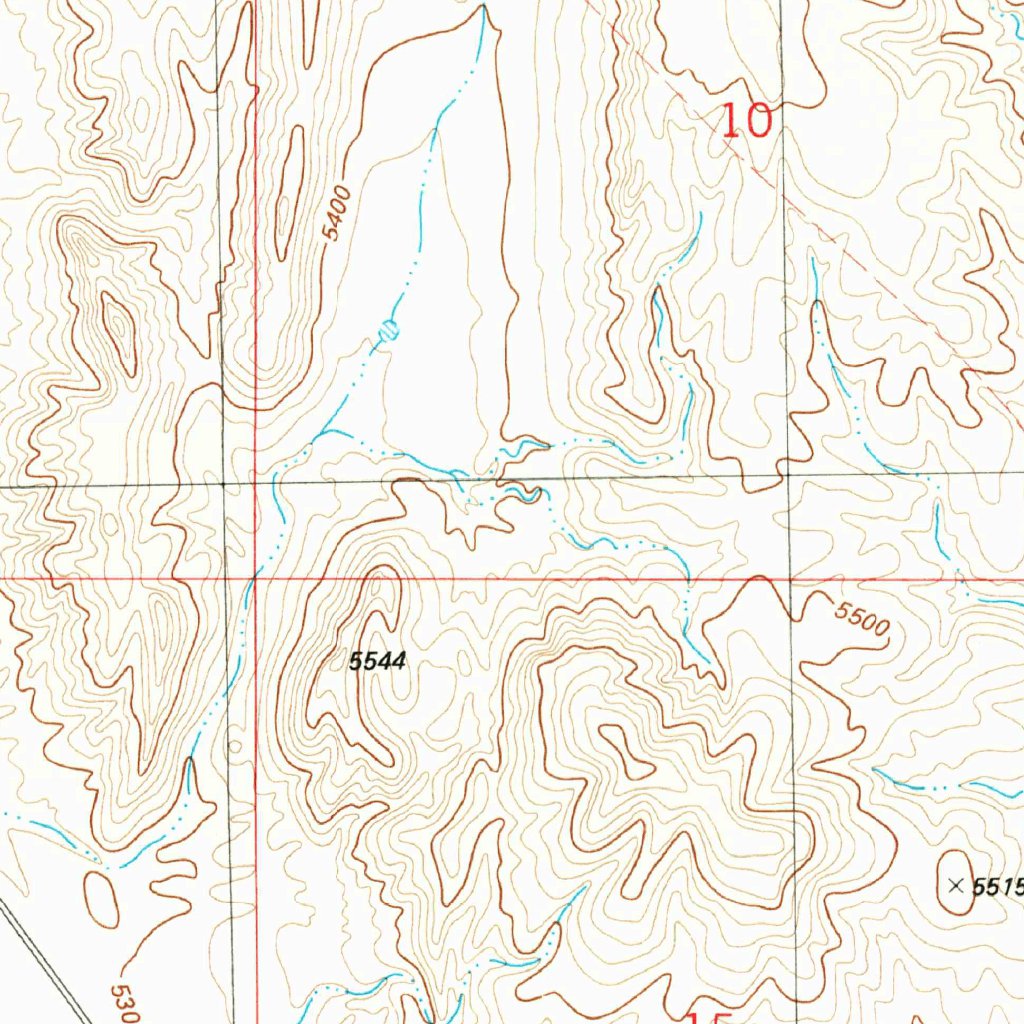 Canon Agua Buena, NM (1981, 24000-Scale) Map by United States ...