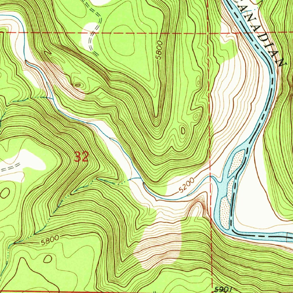 Canon Colorado, NM (1972, 24000-Scale) Map by United States Geological ...
