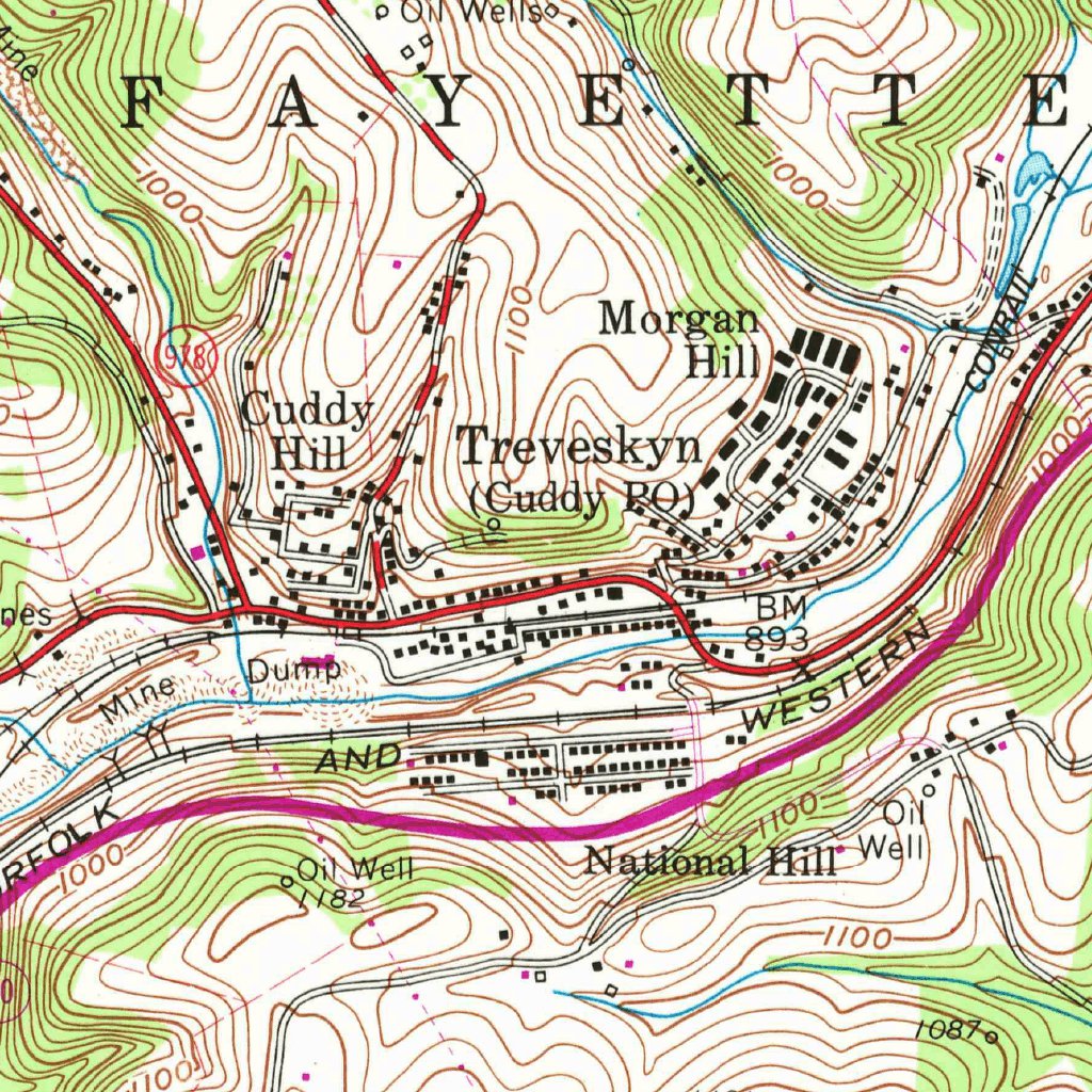 Canonsburg, PA (1960, 24000-Scale) Map by United States Geological ...