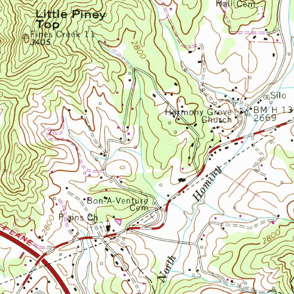 Canton, NC (1967, 24000-Scale) Map by United States Geological Survey ...