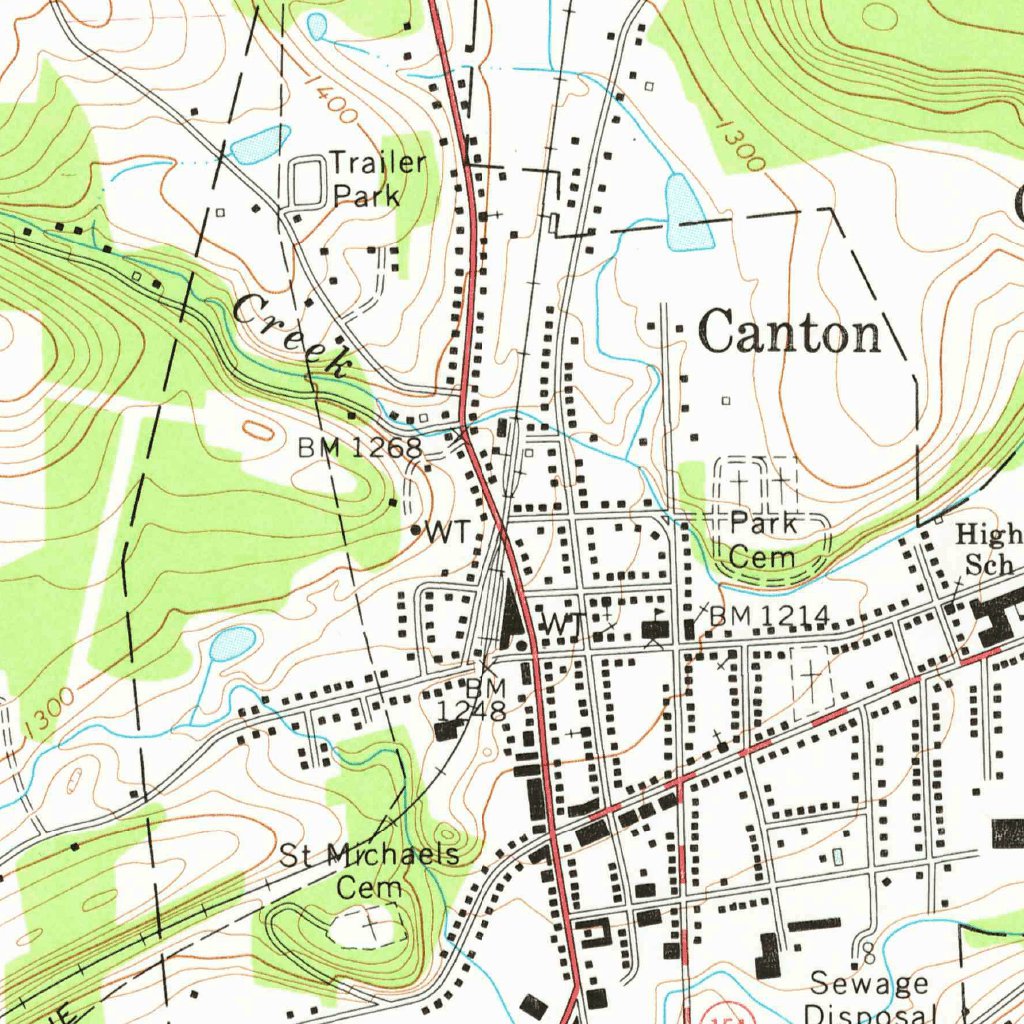 Canton, PA (1970, 24000-Scale) Map by United States Geological Survey ...