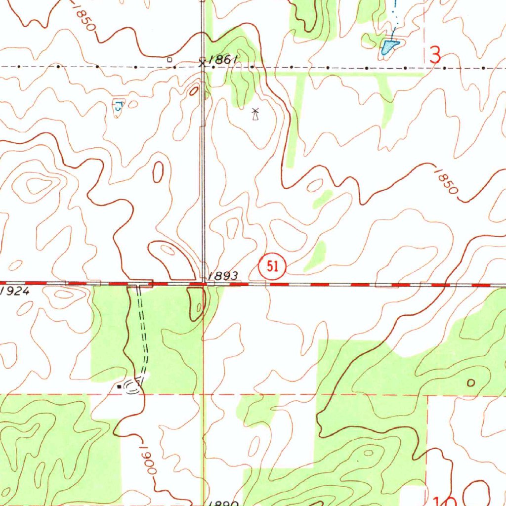 Canton SW, OK (1972, 24000-Scale) Map by United States Geological ...