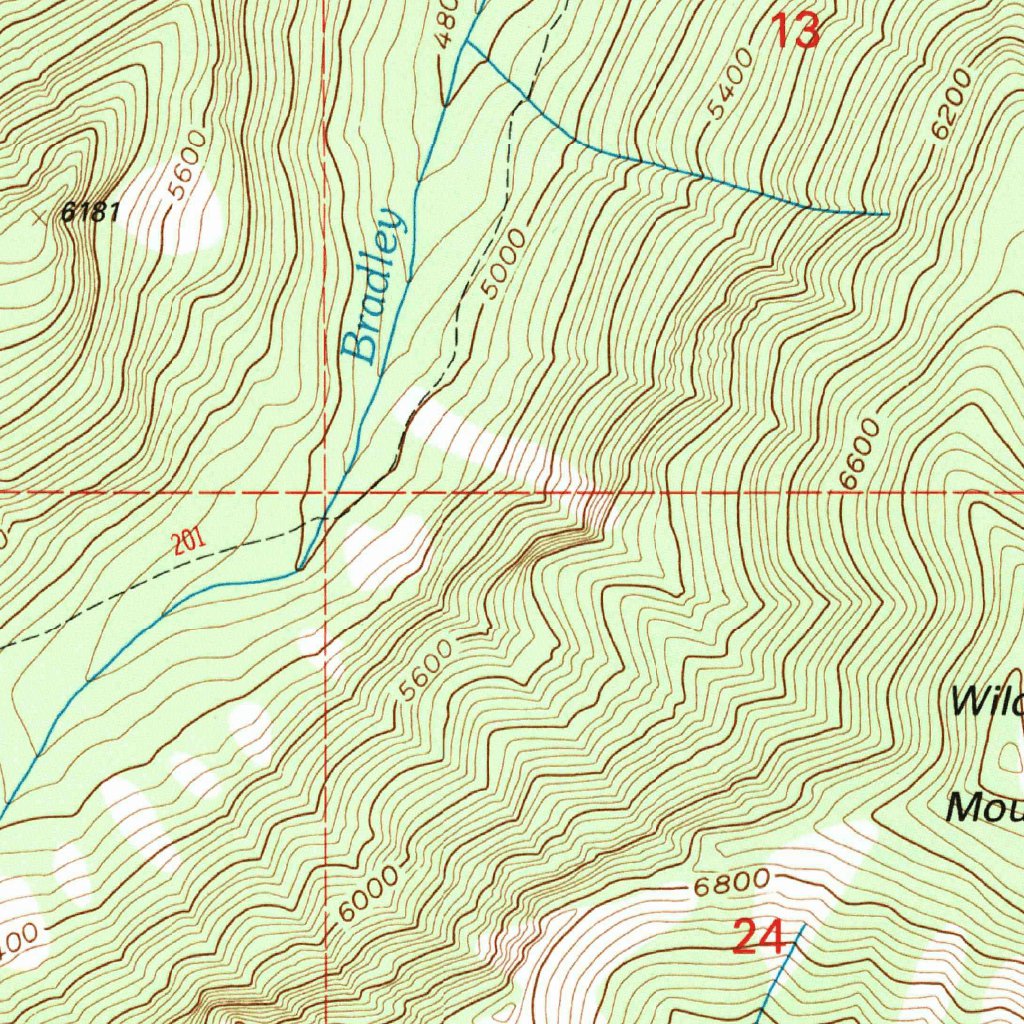 Capitol Mountain, MT (1994, 24000-Scale) Map by United States ...