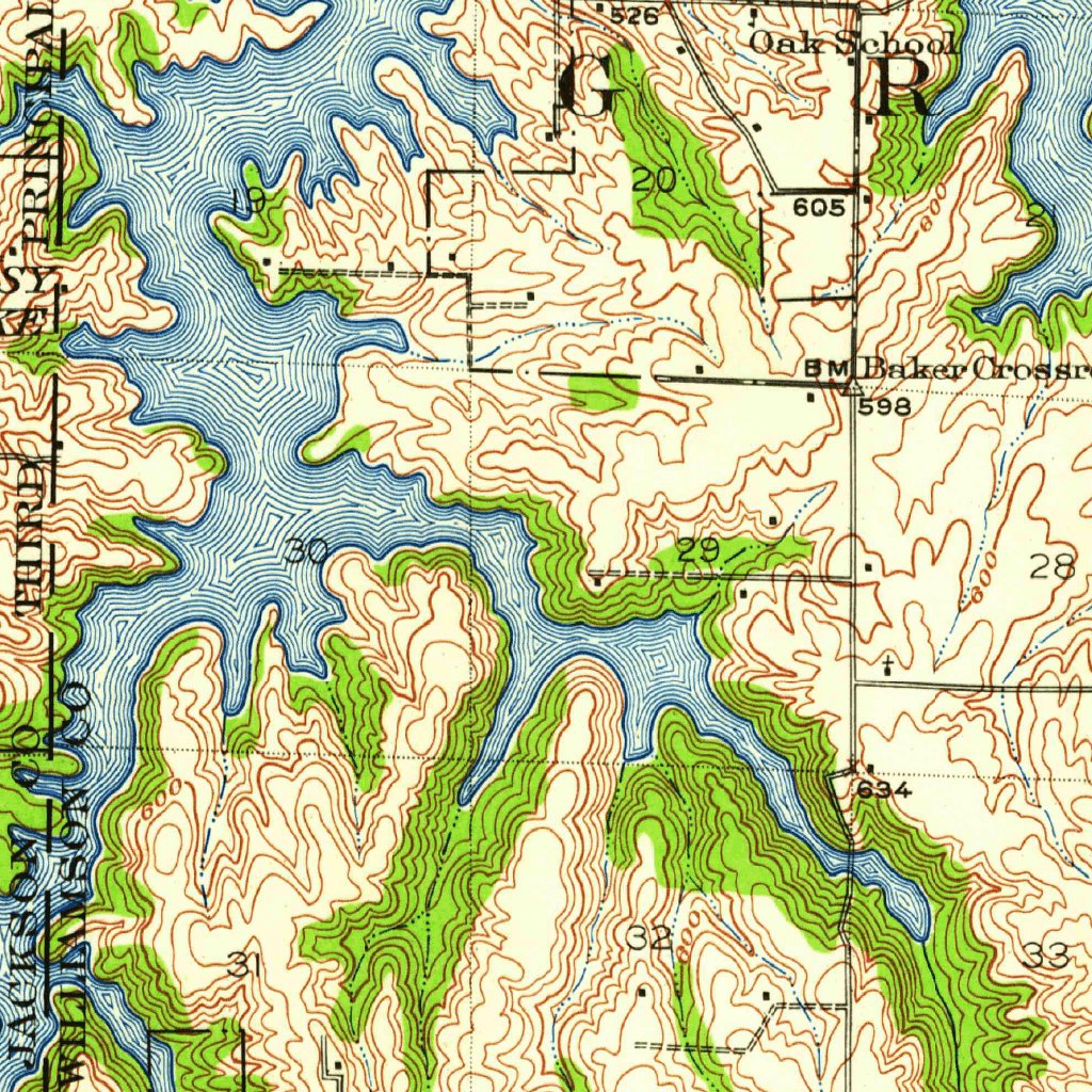 Carbondale, IL (1941, 62500-Scale) Map by United States Geological ...