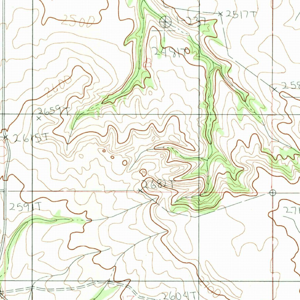 Carda Coulee, MT (1983, 24000-Scale) Map by United States Geological ...