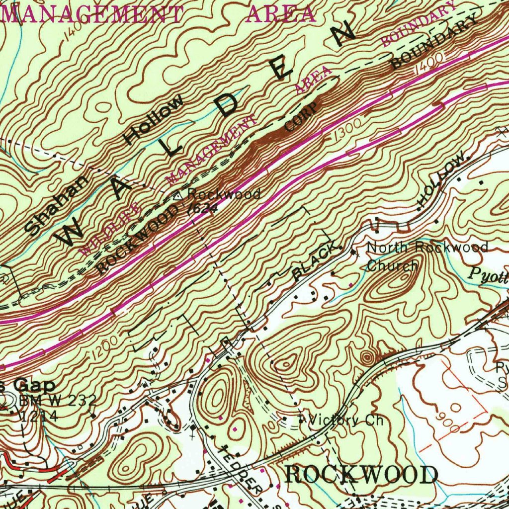 Cardiff, TN (1968, 24000-Scale) Map by United States Geological Survey ...