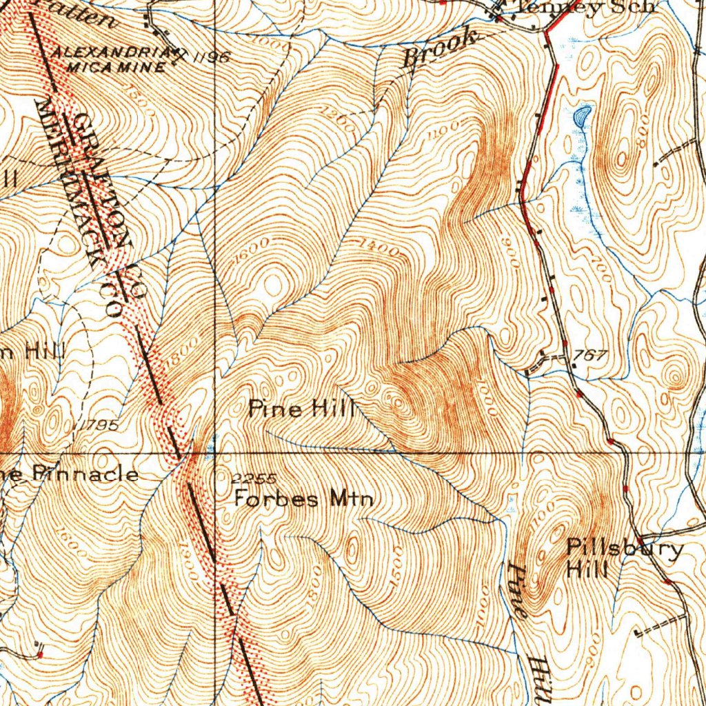 Cardigan, NH (1930, 62500-Scale) Map by United States Geological Survey ...