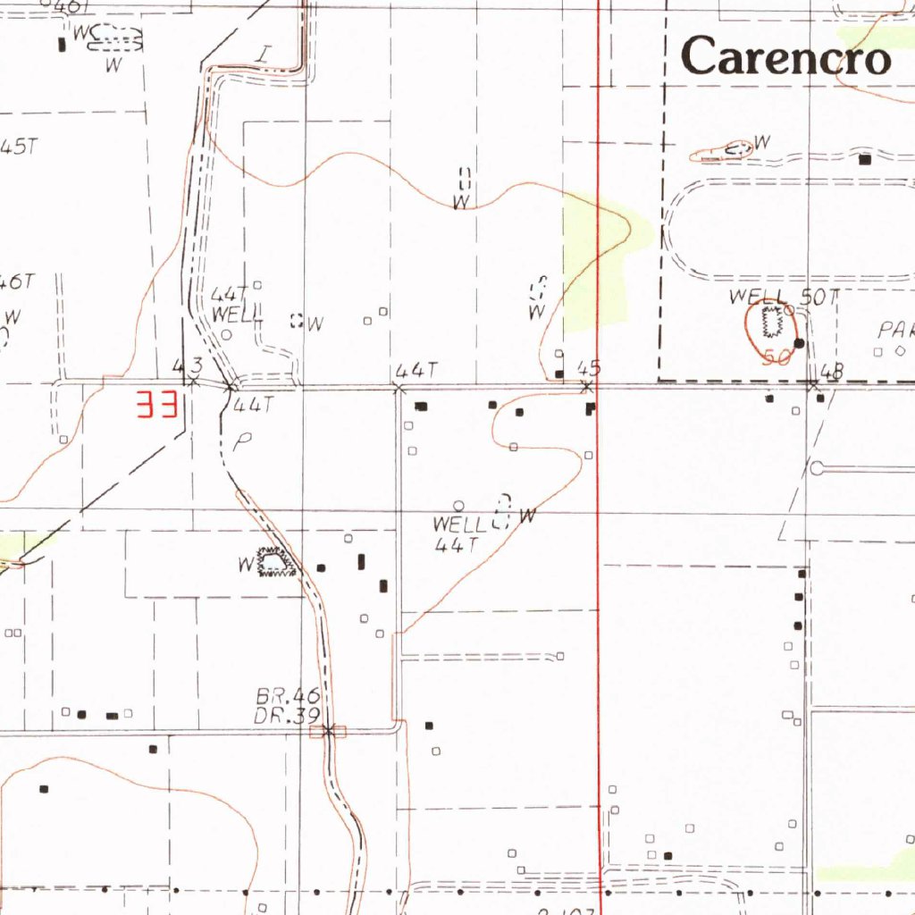 Carencro, LA (1983, 24000-Scale) Map by United States Geological Survey ...