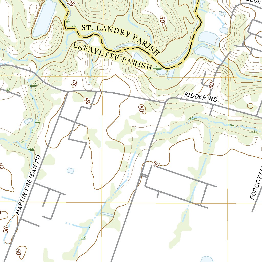Carencro, LA (2020, 24000-Scale) Map by United States Geological Survey ...