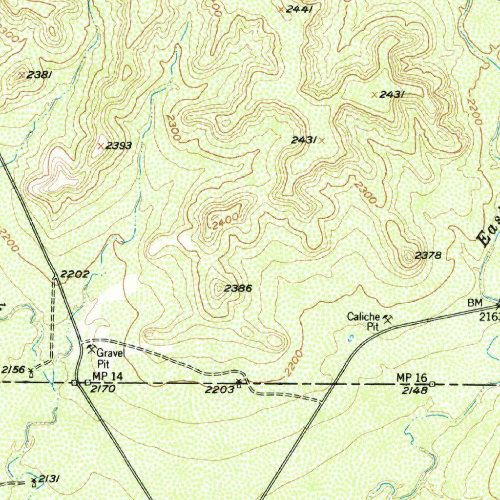 Carlsbad, TX (1957, 62500-Scale) Map by United States Geological Survey ...