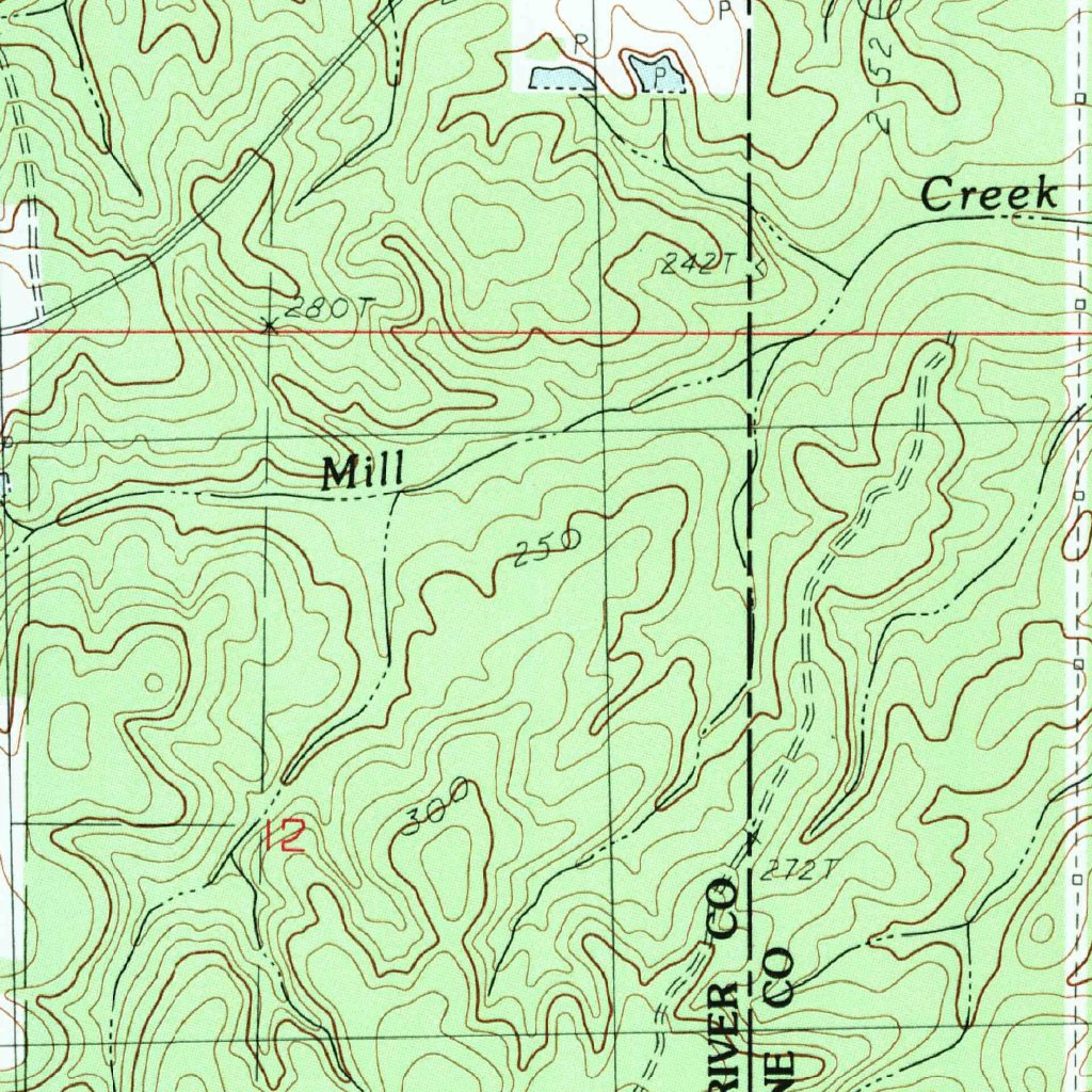 Carnes, MS (1983, 24000-Scale) Map by United States Geological Survey ...