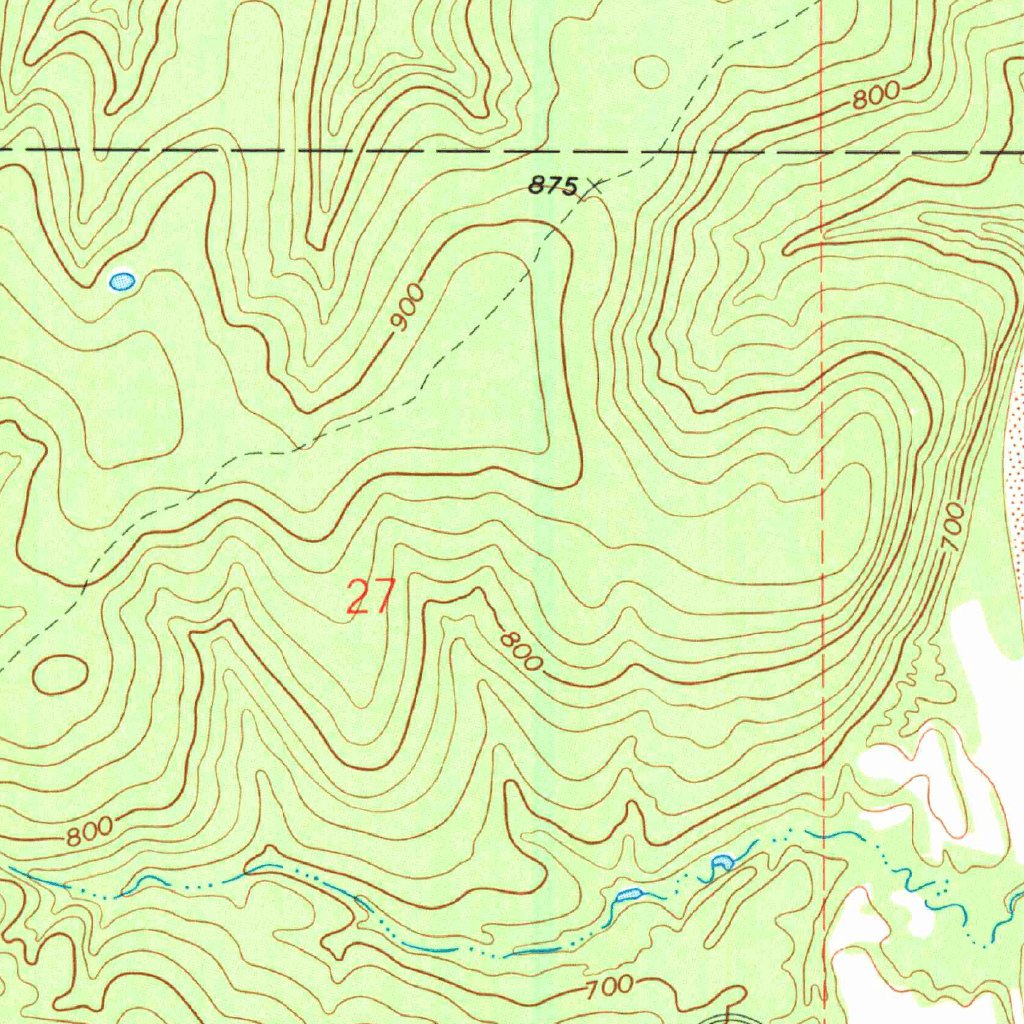 Carson, OK (1971, 24000-Scale) Map by United States Geological Survey ...