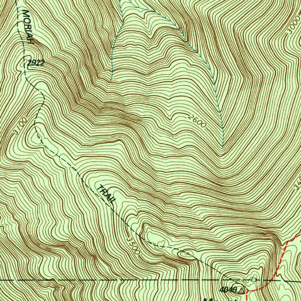 Carter Dome, NH (1995, 24000-Scale) Map by United States Geological ...