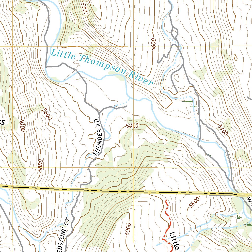 Carter Lake Reservoir, CO (2022, 24000-Scale) Map by United States ...