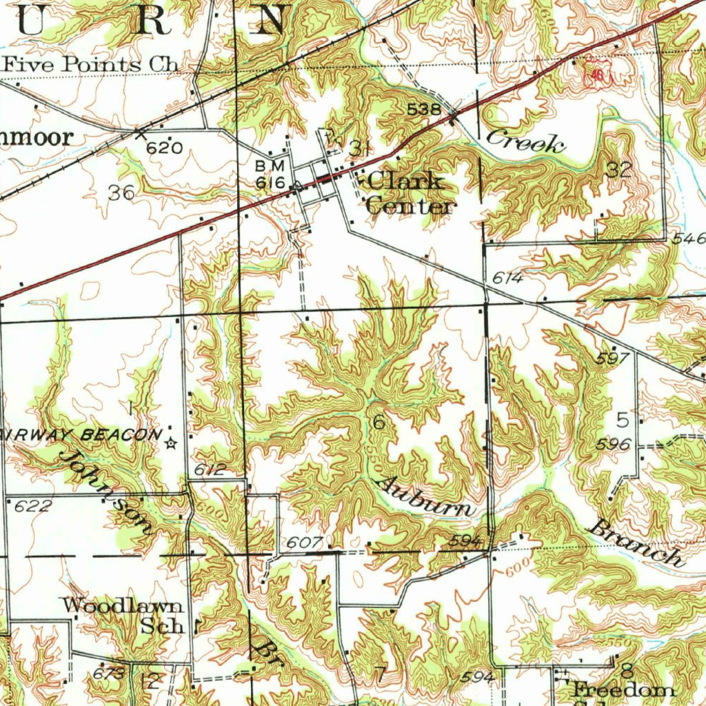 Casey, IL (1942, 62500-Scale) Map by United States Geological Survey ...