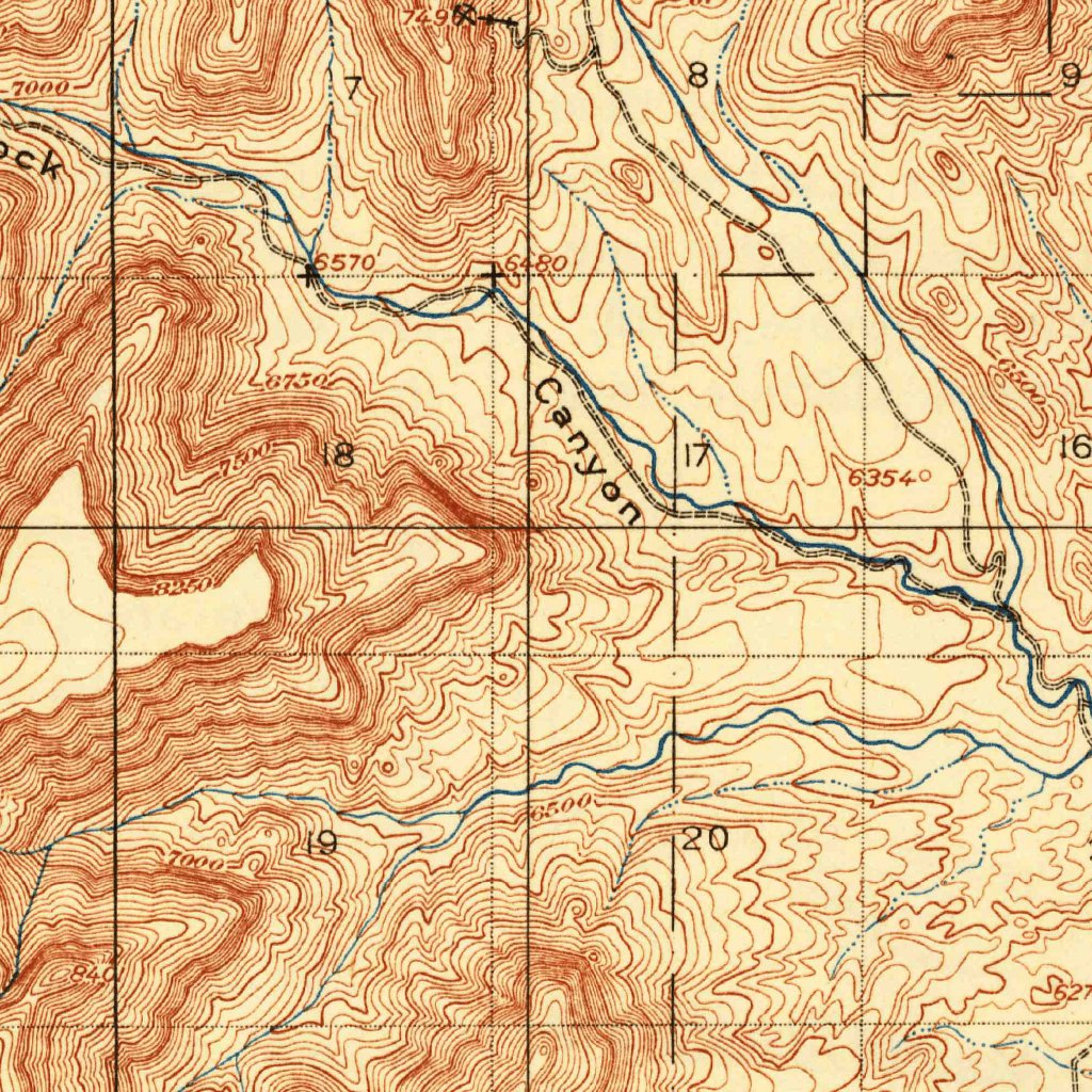 Castle Dale, UT (1925, 62500-Scale) Map by United States Geological ...