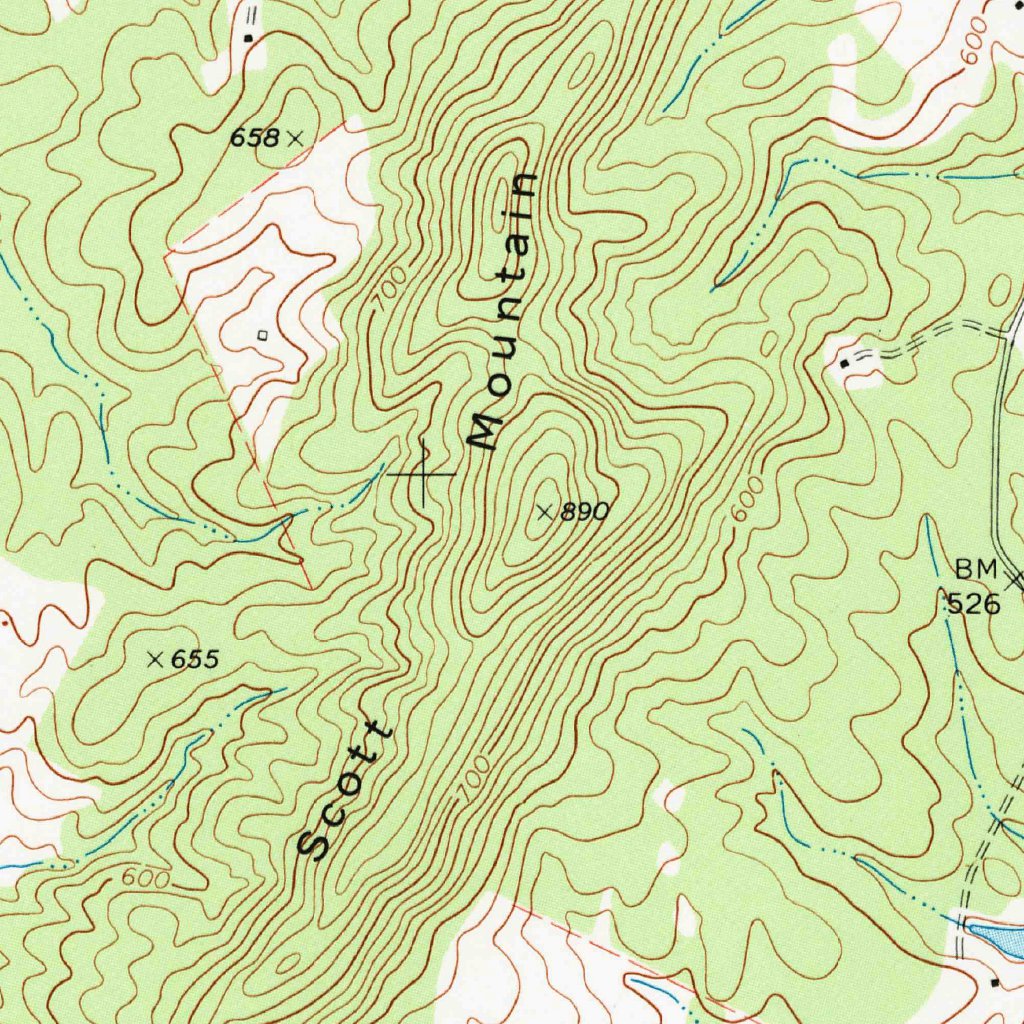 Castleton, VA (1971, 24000-Scale) Map by United States Geological ...