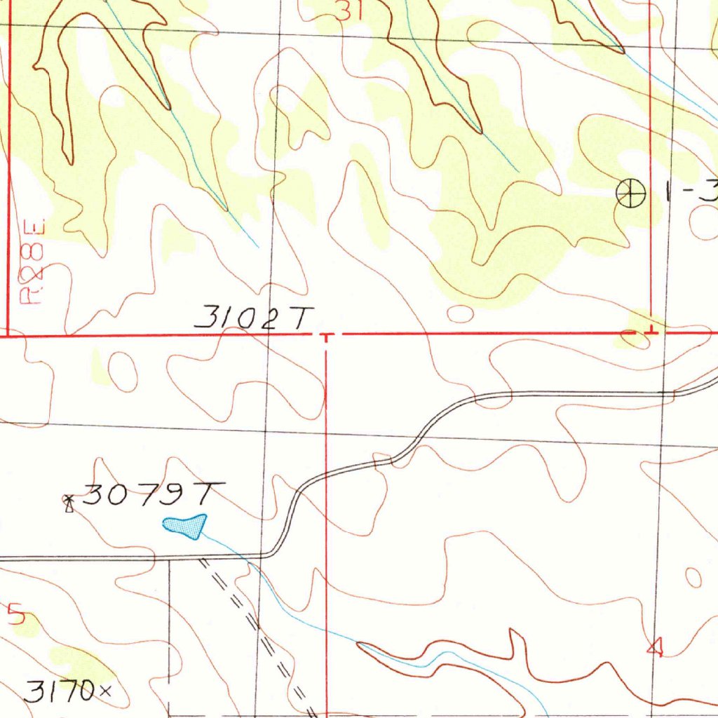 Cat Creek NW, MT (1986, 24000-Scale) Map by United States Geological ...