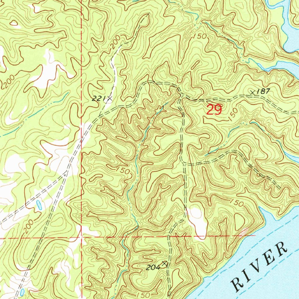 Catherine, AL (1974, 24000-Scale) Map by United States Geological ...