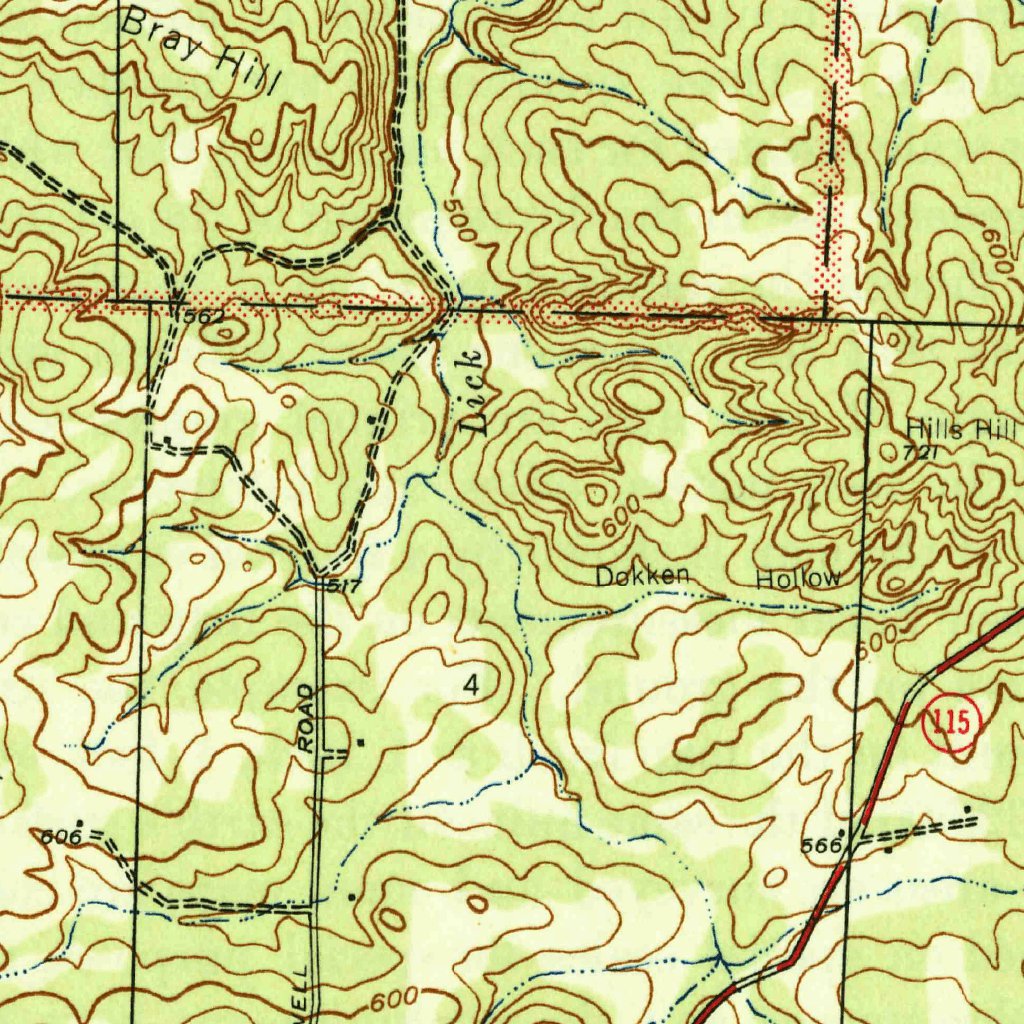 Cave City, AR (1943, 31680-Scale) Map by United States Geological ...