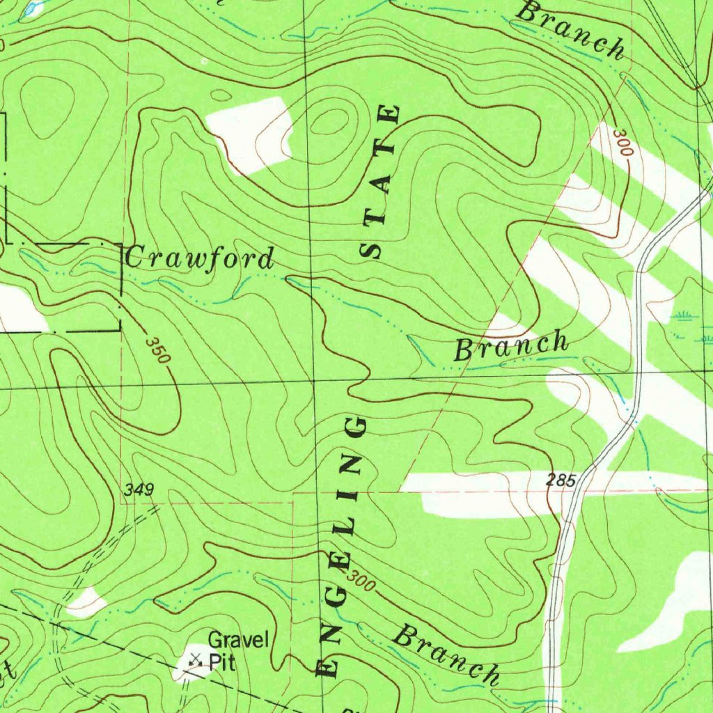 Cayuga, TX (1982, 24000-Scale) Map by United States Geological Survey ...