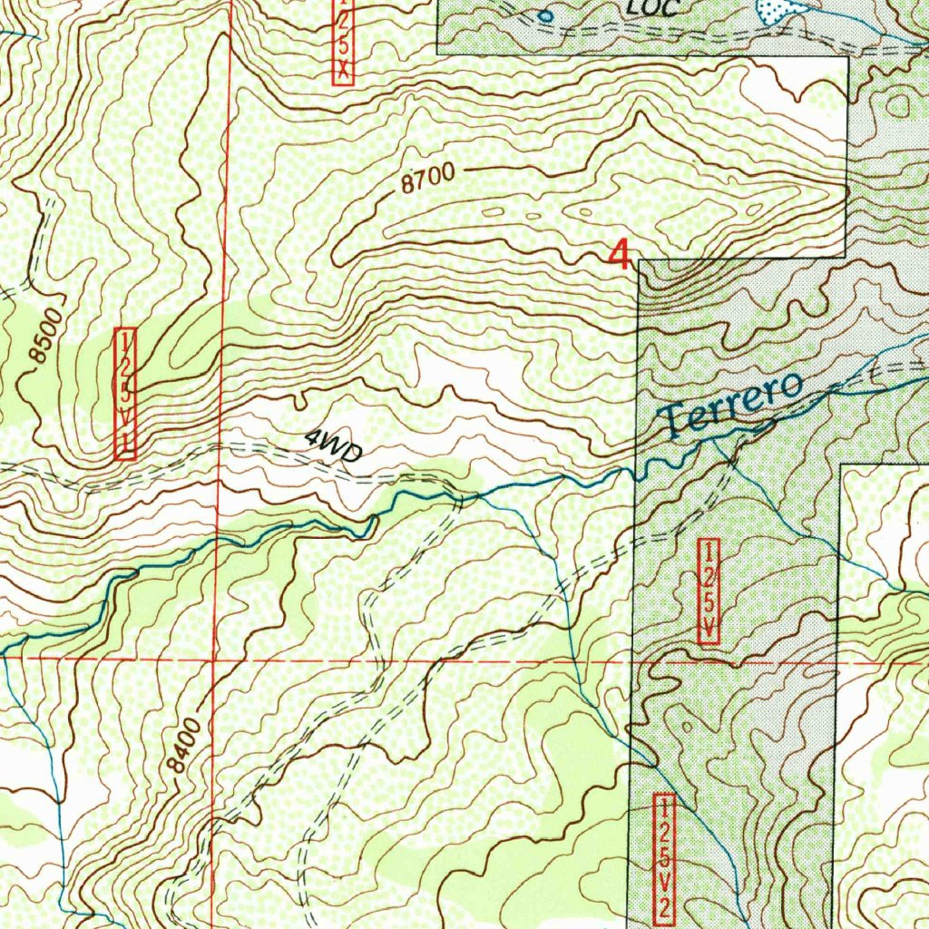 Cebolla, NM (1995, 24000-Scale) Map by United States Geological Survey ...