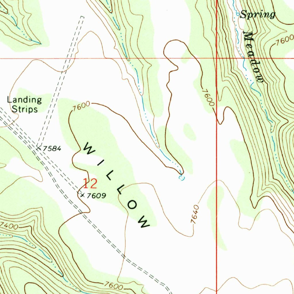 Cedar Camp Canyon, UT (1970, 24000-Scale) Map by United States ...