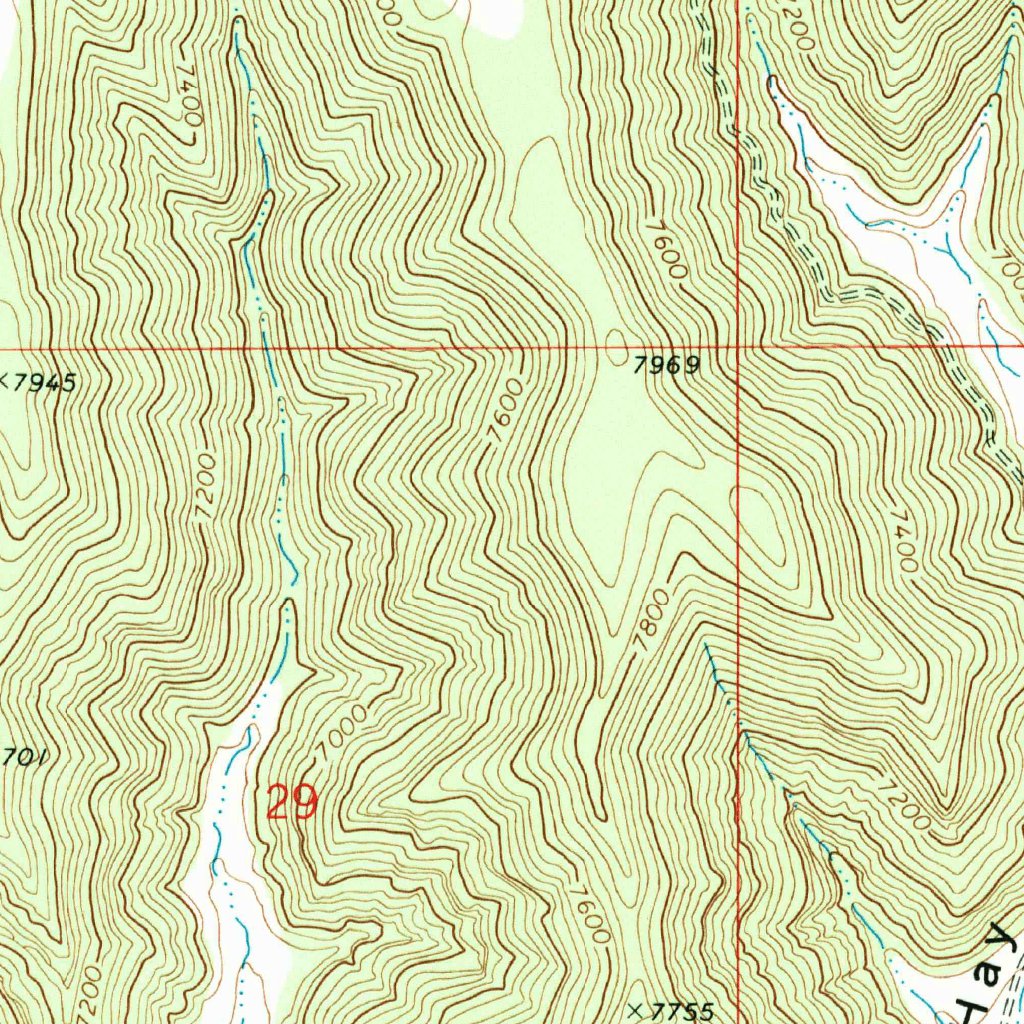 Cedar Camp Canyon, UT (1970, 24000-Scale) Map by United States ...
