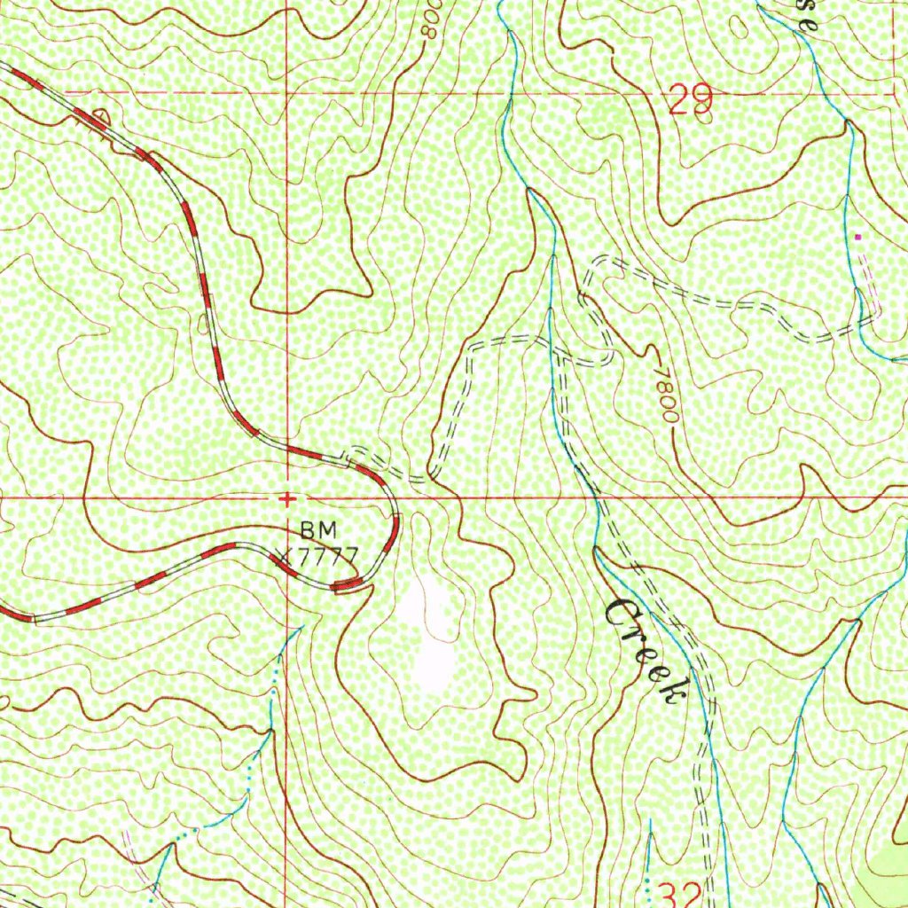 Cedaredge, CO (1965, 24000-Scale) Map by United States Geological ...