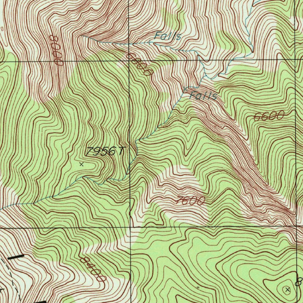 Cerro Gordo Peak, CA (1987, 24000-Scale) Map by United States ...