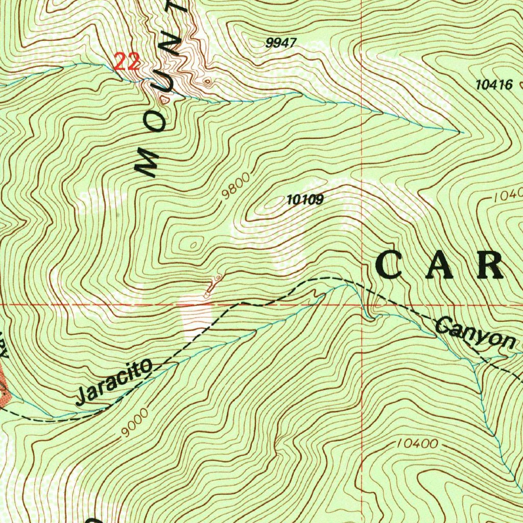 Cerro, NM (1995, 24000-Scale) Map by United States Geological Survey ...