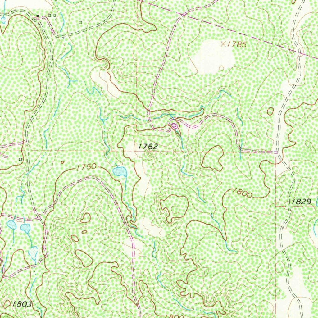 Chalk, TX (1968, 24000-Scale) Map by United States Geological Survey ...