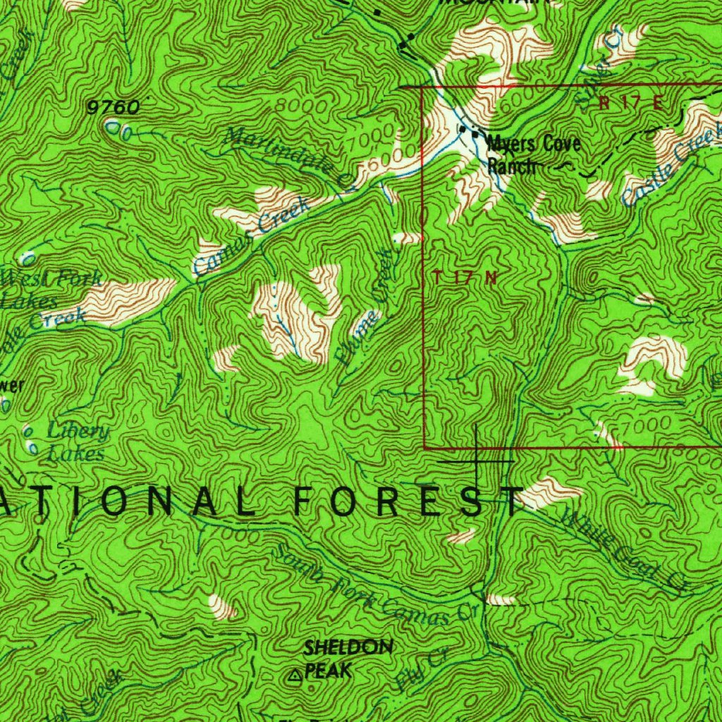 Challis, ID (1963, 250000-Scale) Map by United States Geological Survey ...